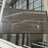 China Hot selling big slab polished wood grain marble tile for sale