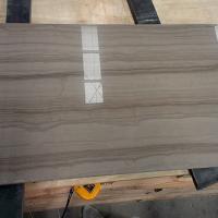 China New good quality custom size polished wood grain marble for sale