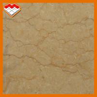 China Golden Veins Beige Marble Slabs Customized Size For Wall / Flooring for sale