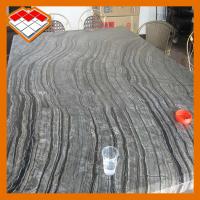 China Ancient Black Wood Marble Polished Surface Finishing With No Deformed for sale