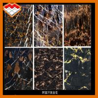 China Athens Portoro Brown Marble Stone Slab Big Size Tiles Customized Size For Wall for sale