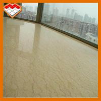 China Golden Veins Beige Marble Stone Slab , Marble Style Bathroom Tiles for sale