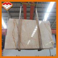 China Turkey Sofitel Gold Marble Stone Slab Elegant Appearance Customized Size for sale
