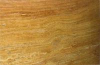 China Gold / Yellow Travertine Marble Decorative Plate Polish Honed CE Certification for sale