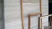China Natural White Wood Vein Marble Modern Style With 15-30mm Thickness for sale