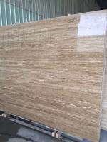 China Iran Yellow Roman Beige Travertine 2cm And 3 Cm Travertine Slabs And Tiles With Mesh On Back for sale