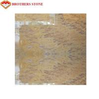 China 15-18mm Thickness Honey Onyx Slab , Orange Onyx Marble Backlit Stone for sale