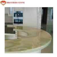 China Luxury Light Green Jade Onyx Slab Plate For Indoor High - Grade Adornment for sale
