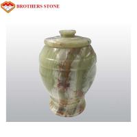 China Natural Polished Light Green Onyx Stone Customized Size For Wall Decoration for sale