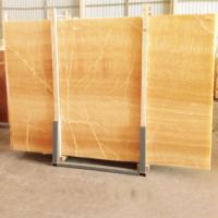 China Indoor High Grade Honey Onyx Slab 17mm Thickness For Sink And Basin for sale