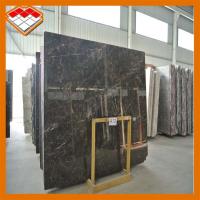 China Temple Design Marble Stone Tile , Dark Emperador Marble Tiles For Home for sale