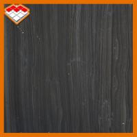 China Black Wood Marble Stone Slabs Flooring With 100Mpa Compressive Strength for sale