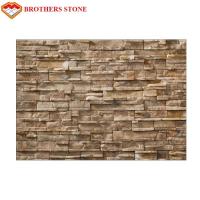 China Brothers Stone Cultured Veneer Stacked Stone manufactured Panels for Walls for sale