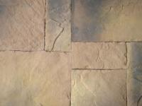China Castle Ledge Slate Exterior Embossed Red Artificial White Exterior Faux Stone Aggregate Brick Decorative Wall Panels for sale