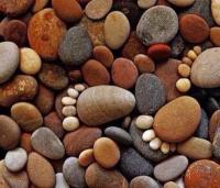 China Rock Footmark Small Cobblestones For Garden Cute Sidewalk Backyard for sale