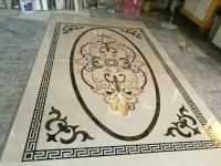 China Mixed Color Round Mosaic Medallion Floor Patterns For Hotel / Residential for sale