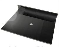China Rectangle Natural Stone Countertops , Black Galaxy Granite Countertop 120-200cm Length for sale