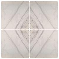China Polished Mach Greece Volakas White Marble Tile 60x60 Standard Or Customized Size for sale