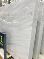 China Custom Size Turkish White Marble Slab For Commercial And Residential for sale