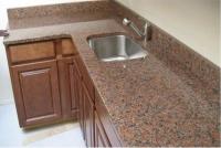 China Natural Red Granite Kitchen Countertop Good Compressive Strength For Home for sale