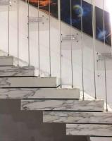 China Stairs Tread Step And Risers China Factory Customized Size Marble Stone Slab Tile for sale