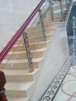 China Stairs Tread Step And Risers China Factory Customized Size Marble Stone Slab Tile for sale