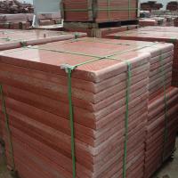 China Red Color Rough Granite Kitchen Countertop Floor Tiles 50x50 Slab 2.73 g/cm3 for sale