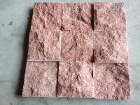 China Red Color Rough Granite Kitchen Countertop Floor Tiles 50x50 Slab 2.73 g/cm3 for sale