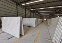 China 132.8Mpa Calacatta Gold Quartz White Marble For Fireplace for sale