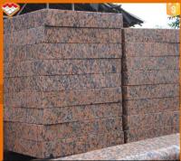 China Office Building Maple Leaf Red Granite  For G652 Pave Stone for sale