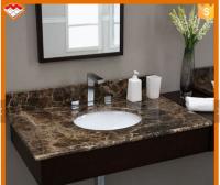 China Coffee Luxury Spain Dark Emperador Marble Slab For Indoor for sale