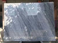 China 30mm Grey Wood Vein Marble Stone Slab For House Floor for sale