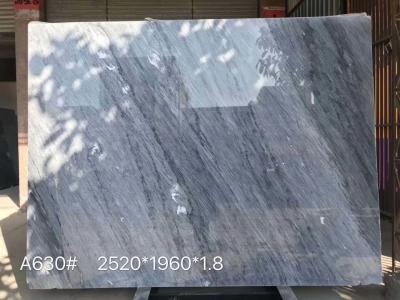 China 30mm Grey Wood Vein Marble Stone Slab For House Floor for sale
