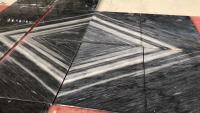 China 30mm Grey Wood Vein Marble Stone Slab For House Floor for sale