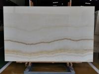 China Wooden White Backlit 16mm Jade Onyx Slab For Wall Panel for sale