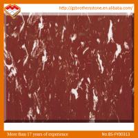 China Natural Countertop Rosso Levanto Marble Slab Heat Resistant for sale
