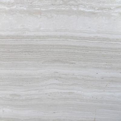 China Customized Size 2.6 Density 30mm White Wood Vein Marble for sale