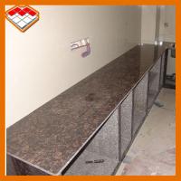 China 14.5 Mpa Natural Tan Brown Granite Stone Tiles For Steps for sale