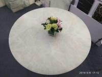China Ice Age Onyx White Marble Onyx Backlit Semi Precious Stone Table Tops for sale