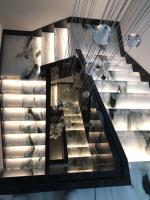 China 30mm Translucent Marble Jade Onyx Slab for Stairs for sale
