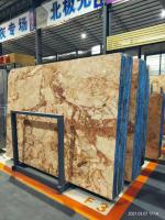 China Phoenix Calacatta Gold Marble Slab For Wall Panel for sale