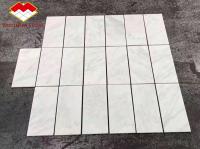 China Sunny White Waterjet Medallion Marble Carpet Design for sale