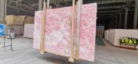 China Custom Straight Wooden Onyx Marble Slab 18-30mm Thickness for sale