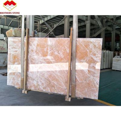 China Backlit Ice Age Onyx Marble Wall Panel Translucent Onyx Slab Agate Stone for sale