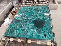 China Natural Green Terrazzo Marble Table Top terrazzo kitchen countertops for sale