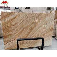 China Bookmatch Mulge Earl Royal Wood Grain Marble Stone Slab for sale