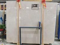China 16mm Thickness Beige Marble Flooring Tile Crema Marfil Nizwz K3 Baiyulan for sale
