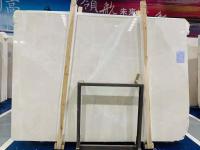 China 16mm Thickness Beige Marble Flooring Tile Crema Marfil Nizwz K3 Baiyulan for sale