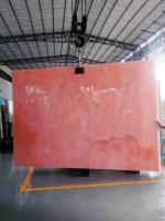 China Geometric Jade Onyx Slab For Wall 2700upx1800upx20mm for sale