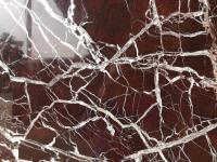 China Rosso Levanto Red Marble Flooring Border Smooth Looking for sale